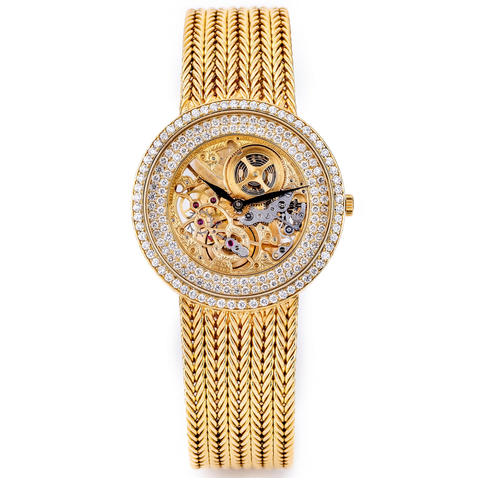 Audemars Piguet | Open-Worked Skeleton Dial | 1970's | Diamond Bezel