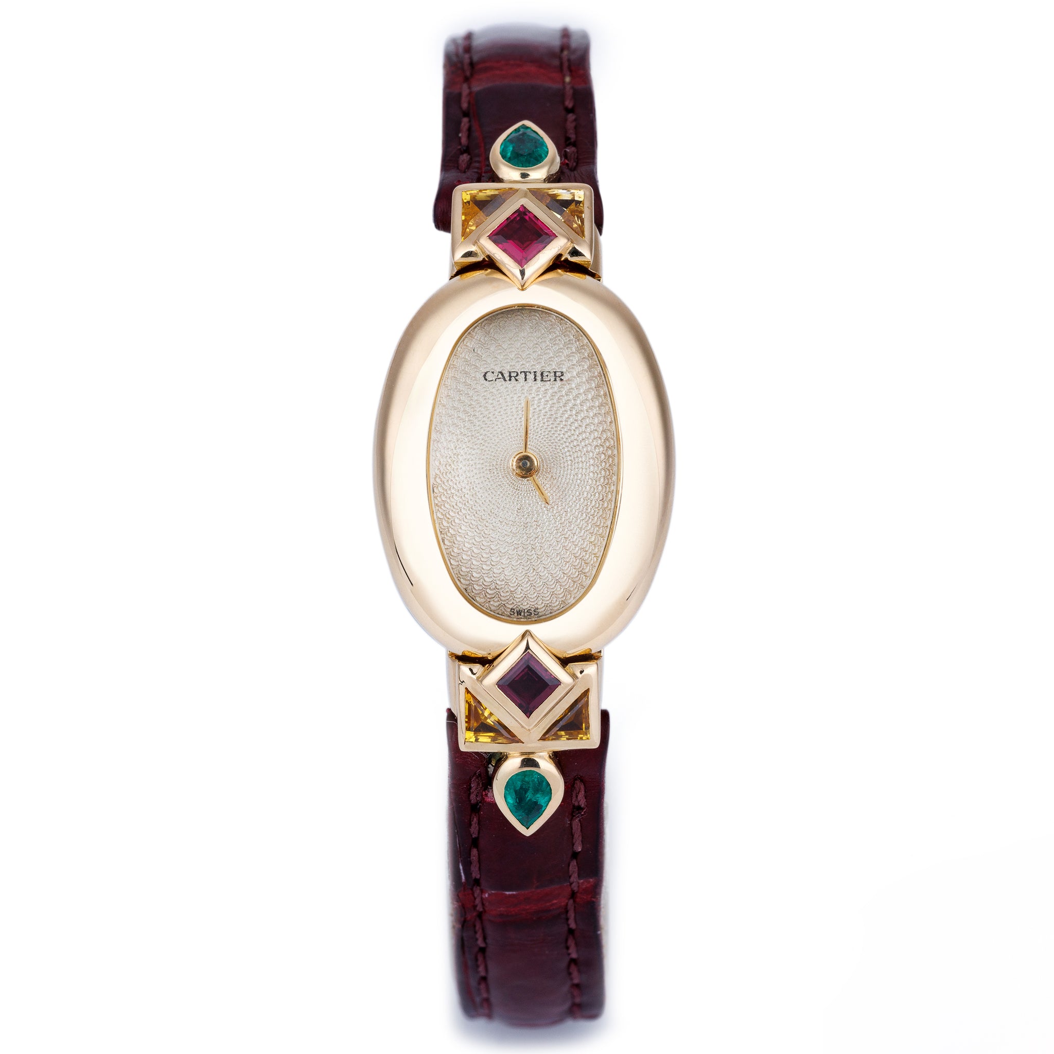 Cartier Baignoire Mini 'Byzantine' Exclusive | REF. 1960 | Ruby, Emera