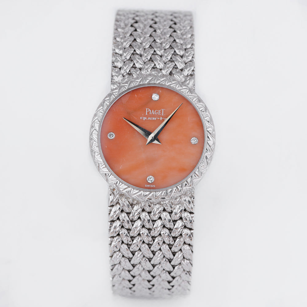 Piaget Vintage Lady Wristwatch | REF. 722 D 2 | Coral Diamond Dial | 1