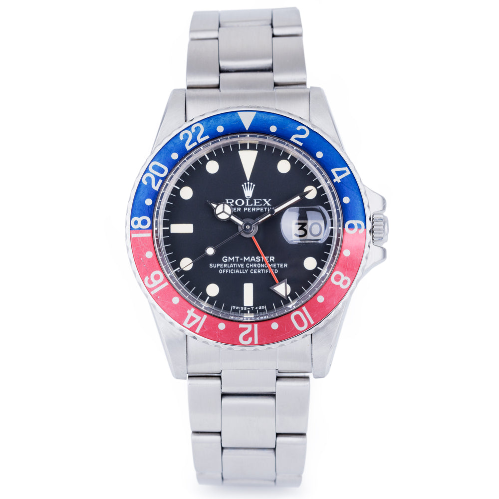 Rolex GMT-Master "Pepsi" | REF. 1675 | Black Matte Dial | 1978/1980