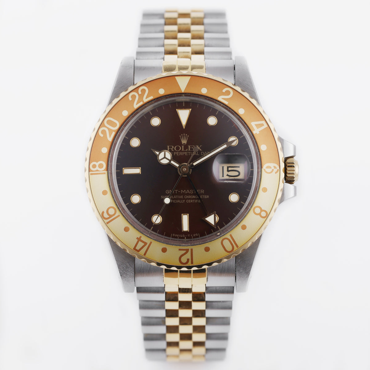 Unpolished Rolex GMT-Master 'Rootbeer' | REF. 16753 | SWISS - T