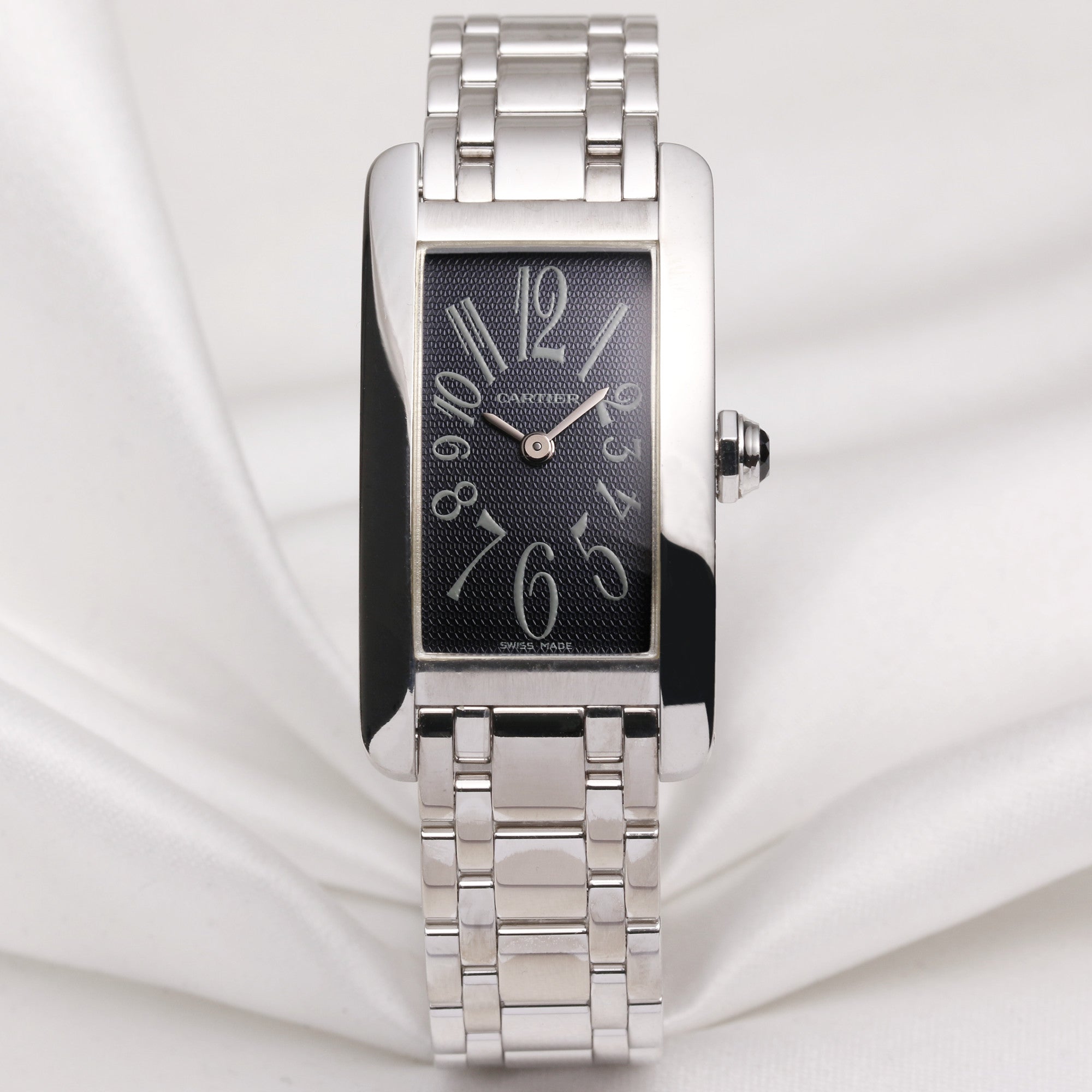 Cartier Tank Americaine 1713 18k White gold