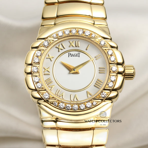Piaget Tanagra 18k Yellow Gold Diamond Bezel – Watch Collectors UK