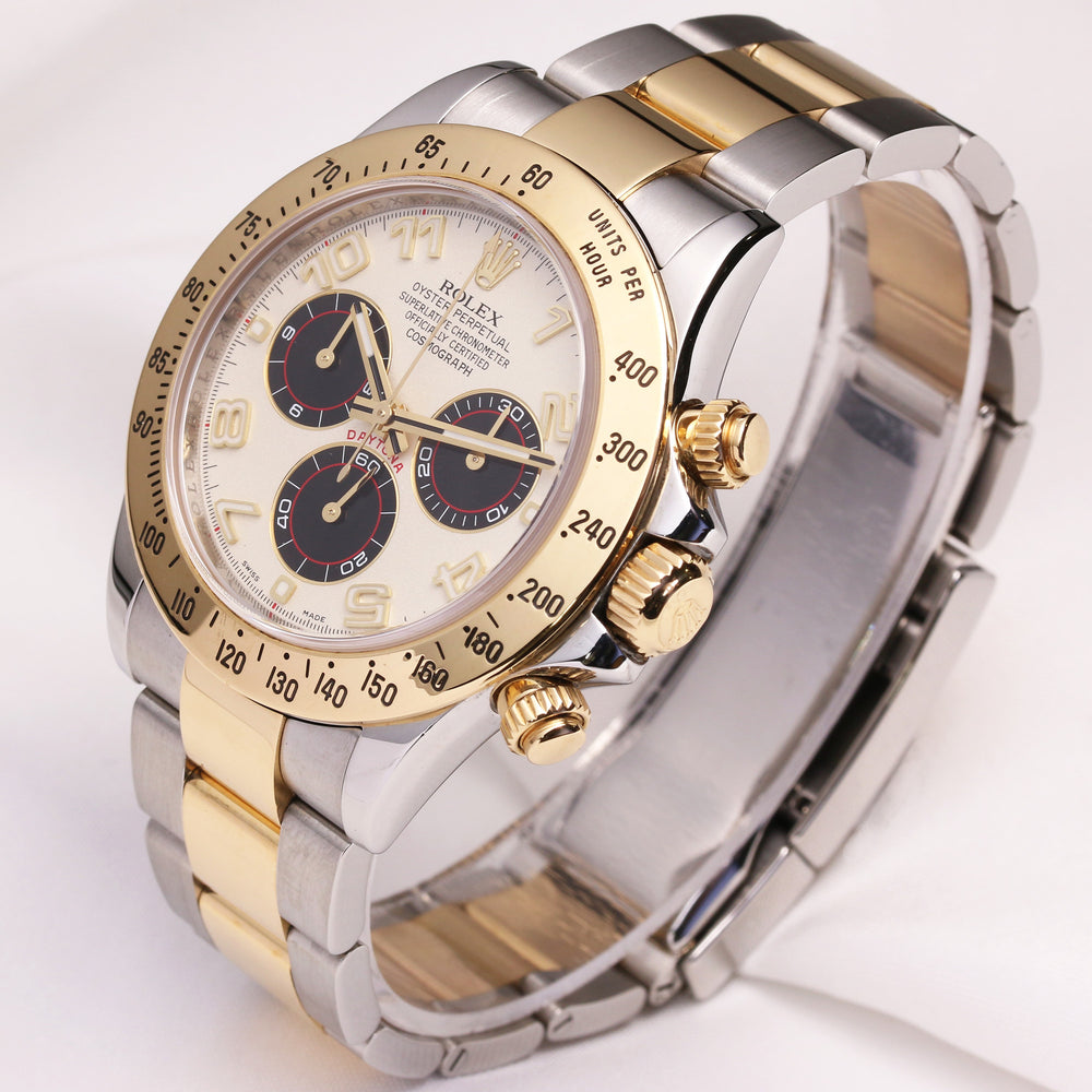 Rolex Daytona 116523 Panda Dial Steel & Gold