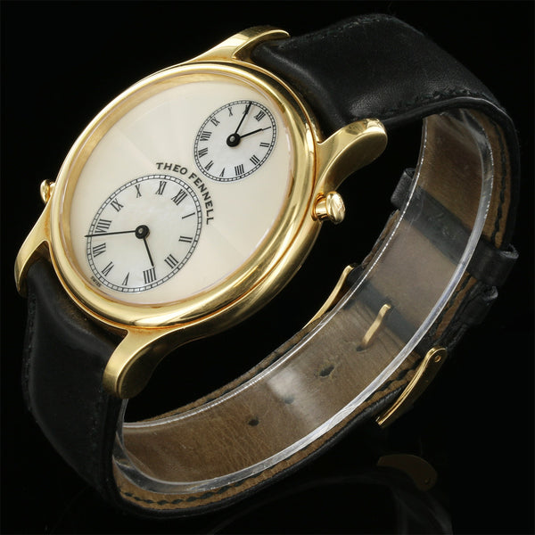 Theo Fennell Dual Time Mother of Pearl 18K Yellow Gold – Watch ...